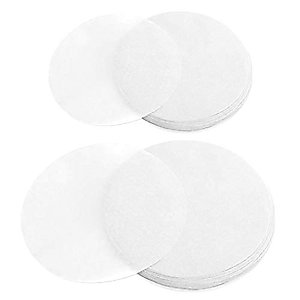 Ergonflow 100 Sheets Parchment Paper Rounds 6" and 8" Diameter-Non-Stick Cake Pan Liner Circles,Cookie Baking Sheets,Precut for Cake Baking, White