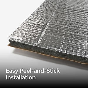 Dynamat Hoodliner – Noise & Heat Insulation Kit for Your Car Hood – Keeps Engine Noise In & Protects Paint from Engine Heat – Easy Self Adhesive Install – 1 Sheet 32"x 54", 12 sq ft