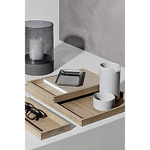 blomus 63799 Borda Tray, Wood, Oak, 30 x 20 x 2.5 cm