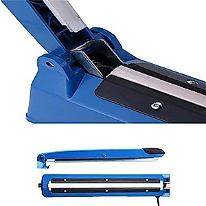LabZhang 8inch Impulse Bag Sealer,Impulse Heat Sealer,Manual Poly Bag Heat Sealer Heat Seal Closer with Replacement Kit