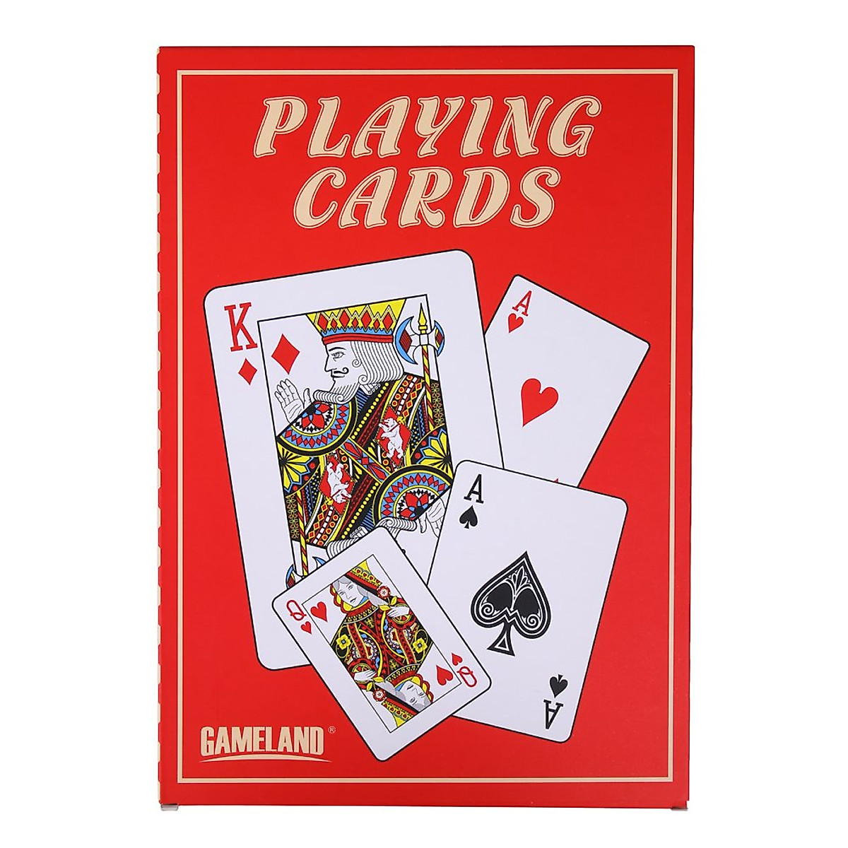 GAMELAND Super Jumbo Playing Cards (Humongous 8-1/4" x 11-3/4" Cards)