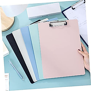Operitacx 2pcs Writing Pad Pencils Letter File Folders Office File Folders Writing Clipboard A4 Document Holder Exam Paper Clips Writing Base Plate Writing Support Plate Clip Board