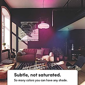 LIFX Color A19 800 lumens, Billions of Colors and Whites, Wi-Fi Smart LED Light Bulb, No Bridge Required, Works with Alexa, Hey Google, HomeKit and Siri (2-Pack)