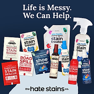 Miss Mouth's Messy Eater Stain Treater Spray - 4oz Stain Remover - Newborn & Baby Essentials - No Dry Cleaning Food, Grease, Coffee Off Laundry, Underwear, Fabric