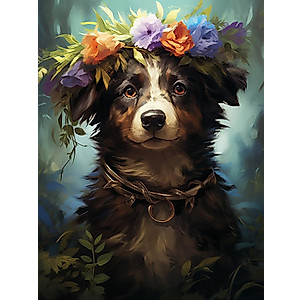 Bimkole 5D Diamond Painting Kits, Full Drill DIY Rhinestone Embroidery Set Paint with Diamonds Art by Number Kits Cross Stitch Home Wall Craft Decoration (12x16 inch)#b1296