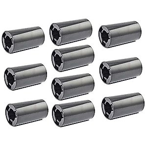 LampVPath 10PCS AA to C Size Battery Adapter Case, AA to C Size Spacers, AA to Size C Battery Adapter Converter Case(10 Pack Black)