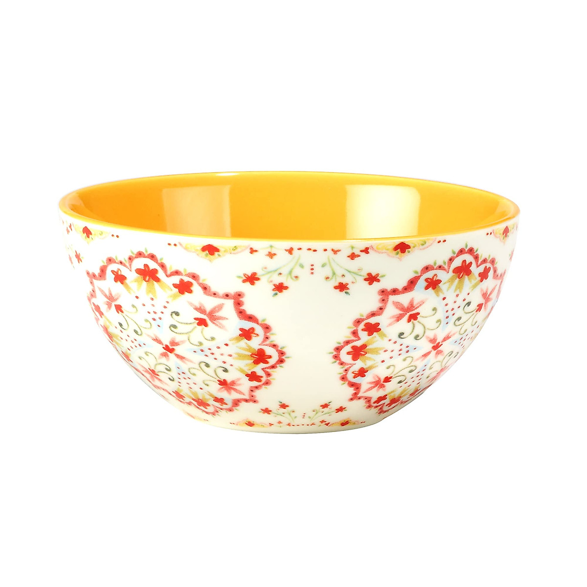 Certified International Francesca All Purpose 12 oz. Bowls, Set of 6 Assorted Designs, Multicolored