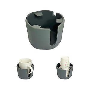 Cup Holder for Desk ， 8EIGHTECH Table Cup Holder has a Suction Cup with Strong Suction Power.Anti-Spill Cup Holder for desks or Tables, can Hold a Variety of Mugs、 Drinking Bottles、Insulated Cups.