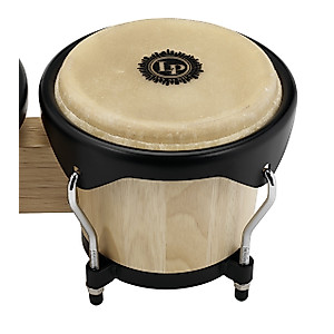 Latin Percussion LP601NY-AW LP City Wood Bongos - Natural 7-inch