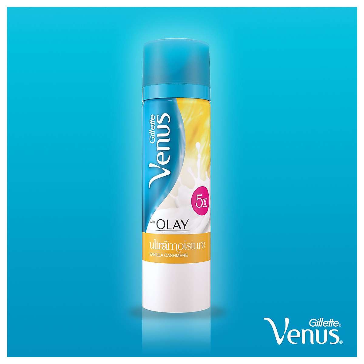Gillette Venus with Olay UltraMoisture Vanilla Cashmere Women’s 6oz Shave Gel - Pack of 6
