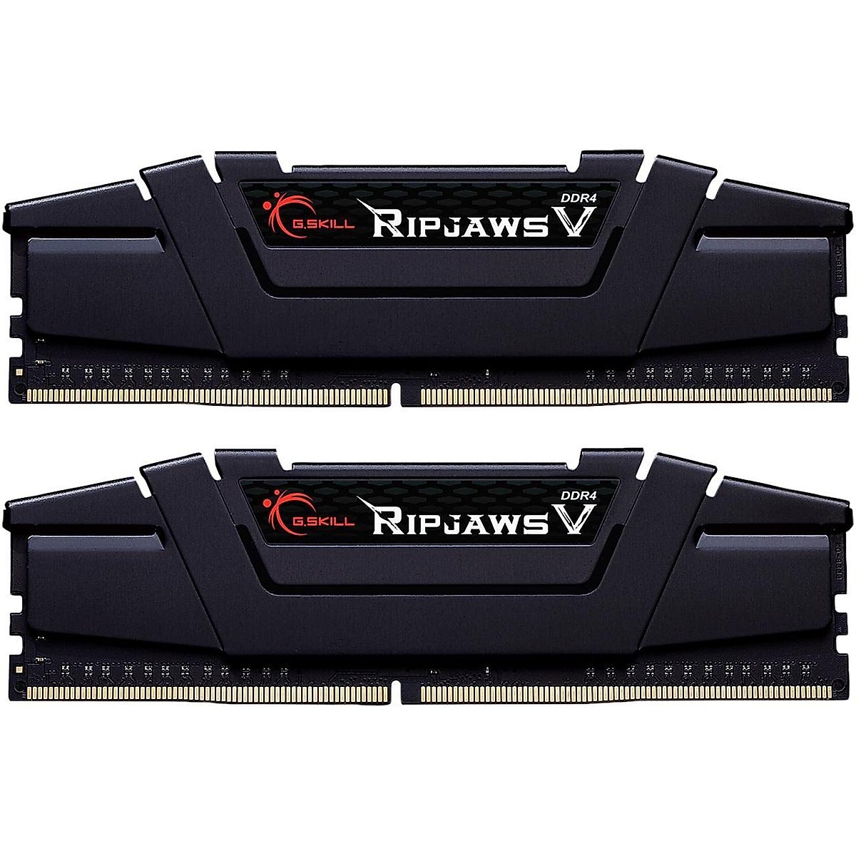 G.SKILL Ripjaws V Series (Intel XMP) DDR4 RAM 64GB (2x32GB) 3200MT/s CL16-18-18-38 1.35V Desktop Computer Memory UDIMM - Black (F4-3200C16D-64GVK)