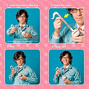 Otamatone [Kirby - English Version Pink Hero Video Game Character Japanese Electronic Musical Instrument Portable Synthesizer from Japan