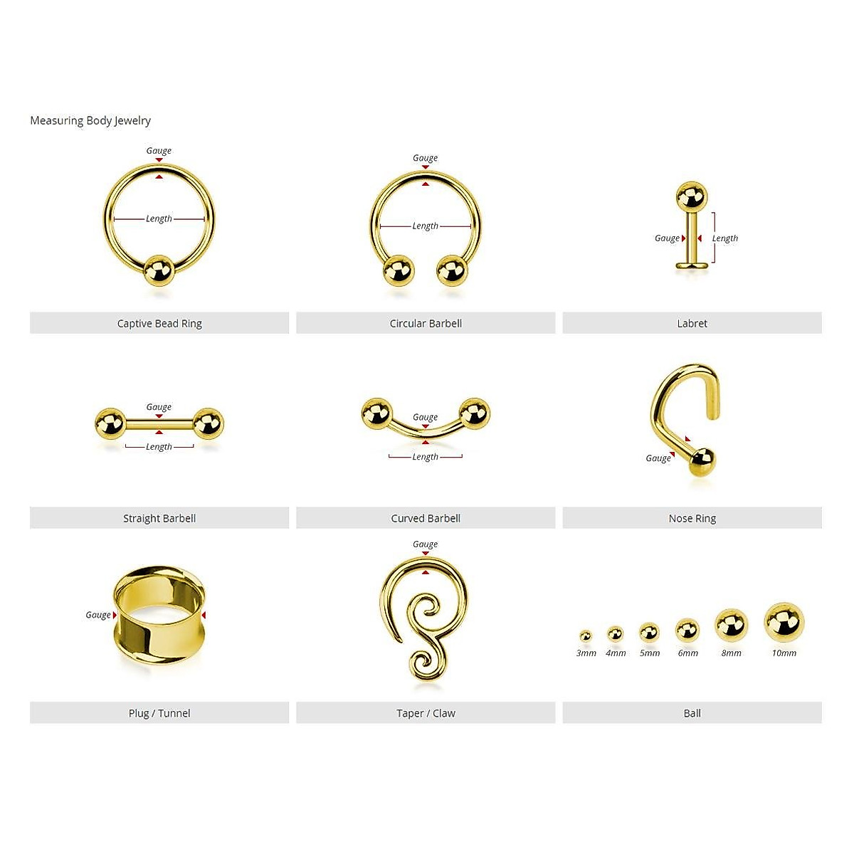 WildKlass Twist with Spikes 316L Surgical Stainless Steel (Sold by Piece)