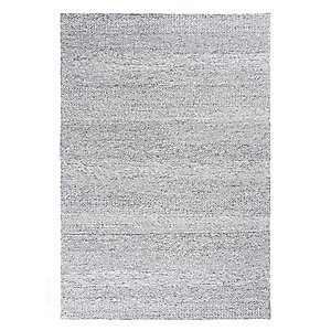 Catia Curated Home Interiors - Clara Collection - Handwoven Wool Area Rug Soft, Living Room, Bedroom. Non Slip. Modern Textured Neutral Farmhouse Contemporary Carpet. 6 x 9 Grey. Home Decor Aesthetic
