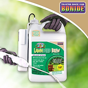 Bonide Captain Jack's Lawnweed Brew, 128 oz Ready-to-Use Spray with Power Wand, Fast-Acting Formula Controls Weeds, Moss, Algae, Lichens & Disease