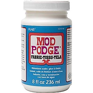 Mod Podge Eight-Ounce Fabric, 8, Transparent, 8 Fl Oz