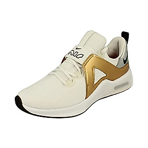 Nike womens WMNS Air Max Bella TR 5 Premium Shoes, White/Black-metallic Silver, 9