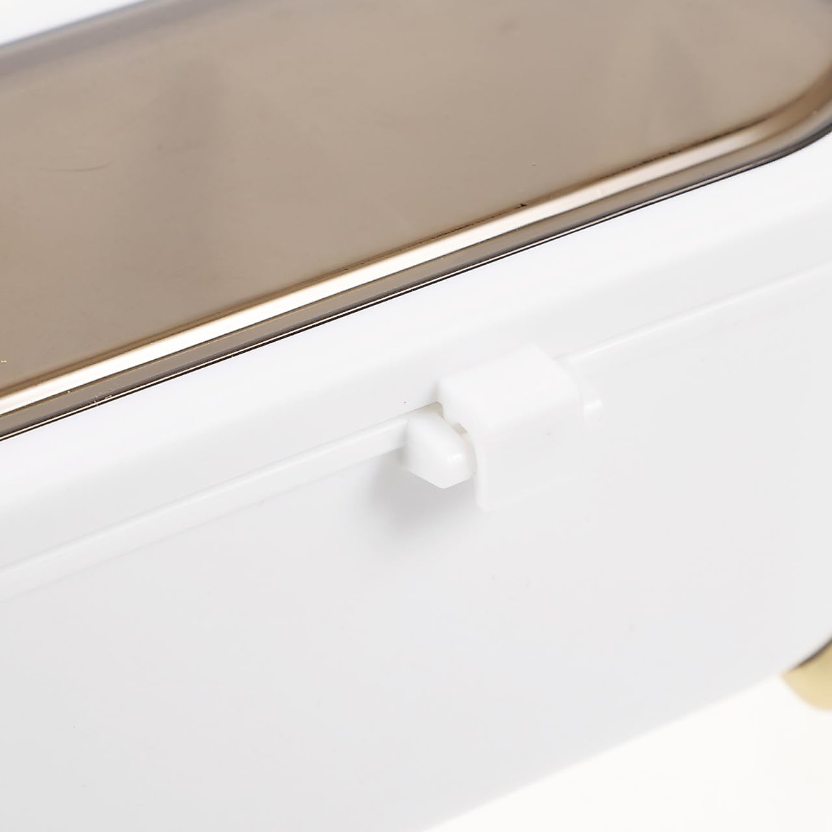 Hemoton Flatware Tray with Lids Plastic Cutlery Storage Box Kitchen Cutlery Utensil Drawer Organizer with Cover Silverware Countertop Storage Containers (White)