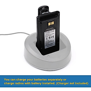 IFREQTECH FNB-V134LI Battery for Vertex Standard VX-260 VX-261 VX-264 EVX-261 VX-451 VX-454 VX-459 with Belt Clip 2600mAh