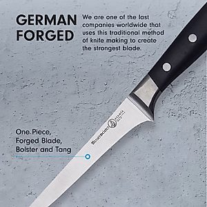 Messermeister Avanta 6” Flexible Boning Knife - German X50 Stainless Steel - Rust Resistant & Easy to Maintain