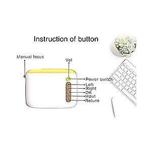 KXDFDC Native 1080p Projector, Full LED Home Theater Movie Projector Compatible TV Stick