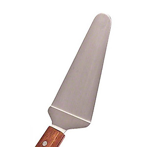 Update International WPS-6 Stainless Steel Pie Server with Wood Handle, 10-Inch