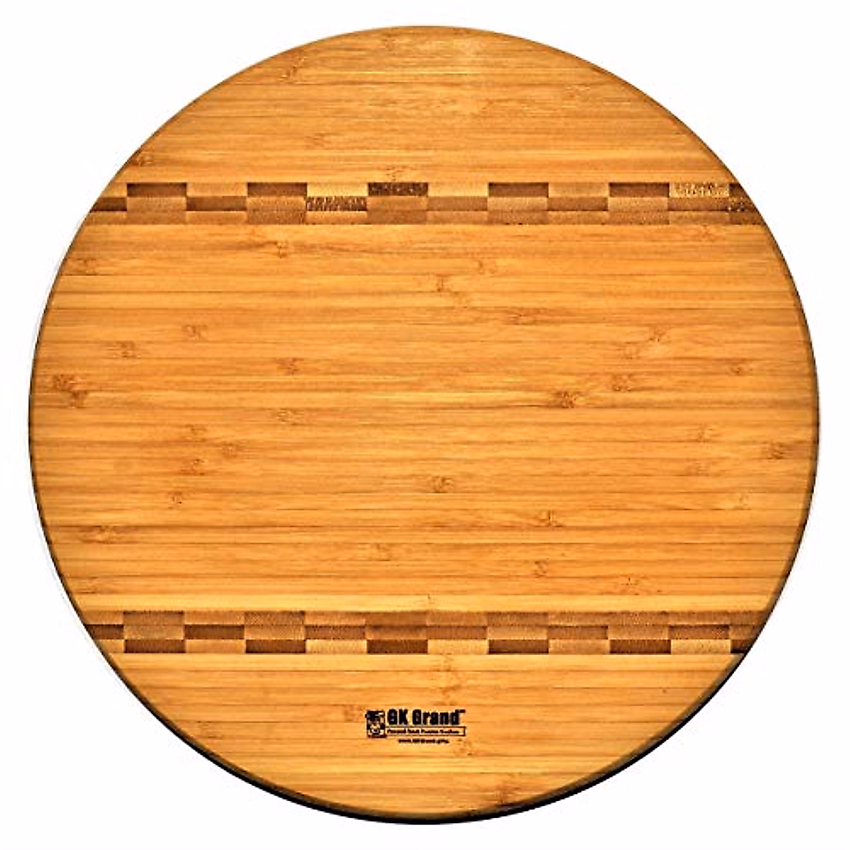 Mimi Gift - Bamboo Butcher Block Inlay Cutting Board Engraved - Mimi’s Kitchen Sweet Treats & Sweet Memories - Design Present Birthday Mother’s Day Christmas Best Grandma Ever GK Grand (11.75 Round)