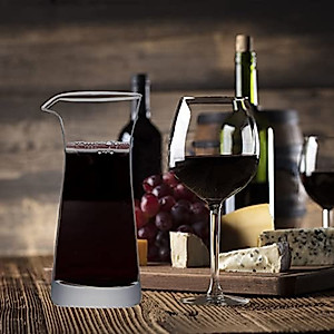 Inevoc Wine Decanter,Inevoc 6 Pack Single Serving,Mini Size Decanters,Small Individual Wine Carafes,Wine Carafe Decanter,Small Carafe for Wine Dinner Parties,Wine Tastings Transparent