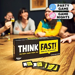Ridley’s Games: Think Fast! Group Party Game – Fast-Paced, Easy to Play Party Games – Fun for All Ages – Random Trivia Game for Adults and Kids