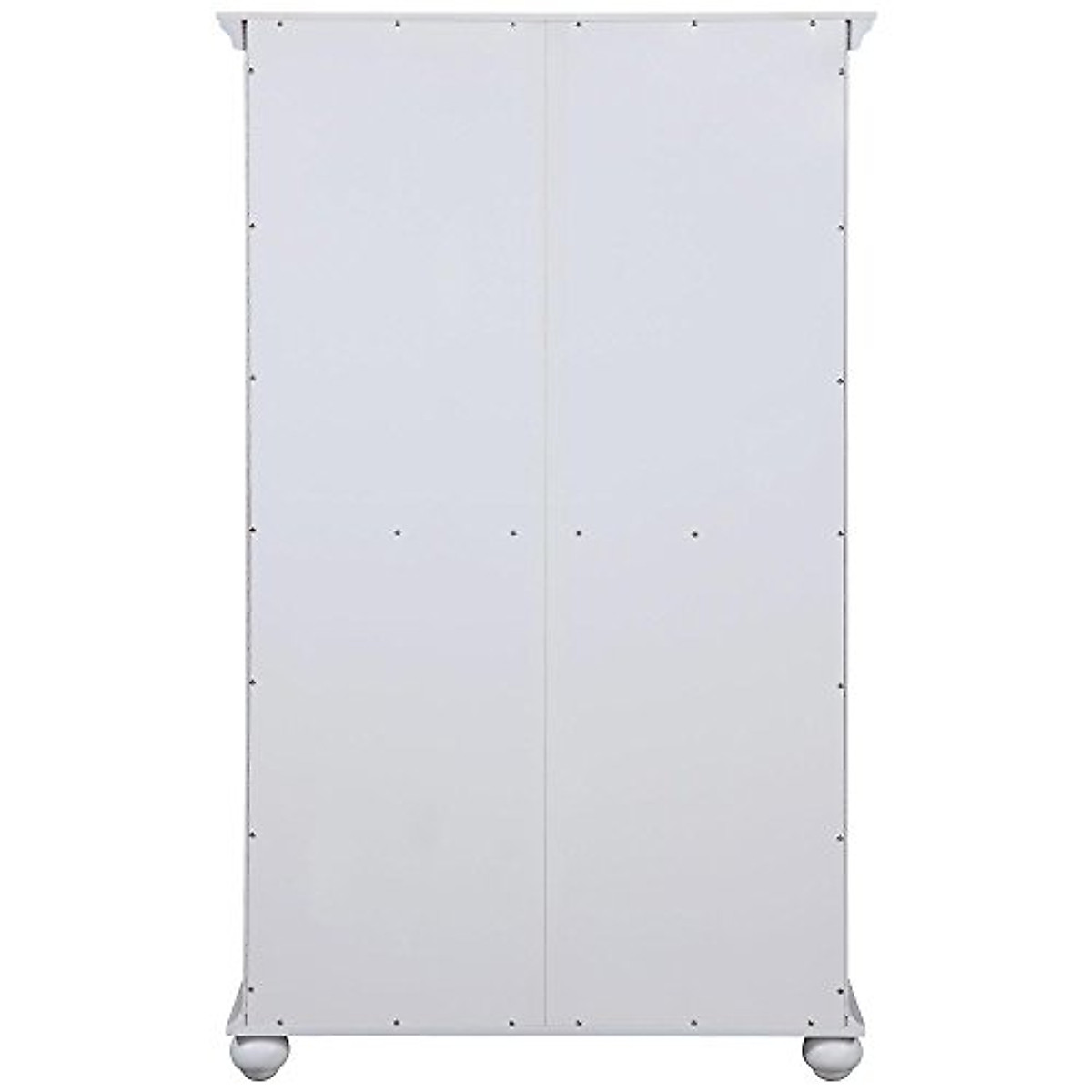 Ameriwood Home Aaron Lane Bookcase with Sliding Glass Doors, White