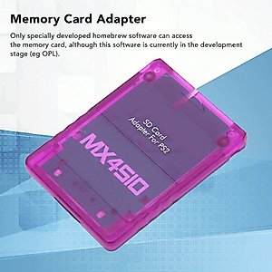 Memory Adapter for PS2, MX4SIO(Memory Expansion for SIO) SIO2SD Memory Adapter Replacement Memory Reader for PS2 Fat Console()