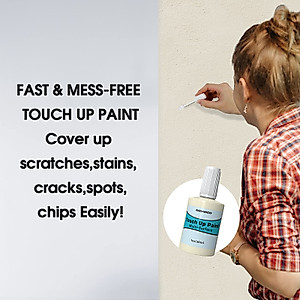 NADAMOO Beige Multi Surface Touch Up Paint, Interior and Exterior House Appliance Paint for Cabinet, Wall, Door, Furniture, Windows, Shutter and Trim