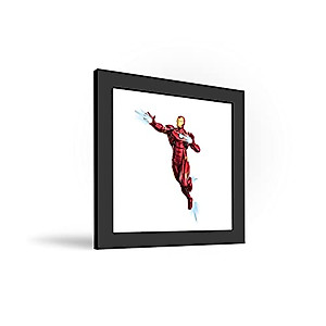 Trends International Gallery Pops Marvel Comics Avengers - Iron Man Wall Art Wall Poster, 12" x 12", Black Framed Version