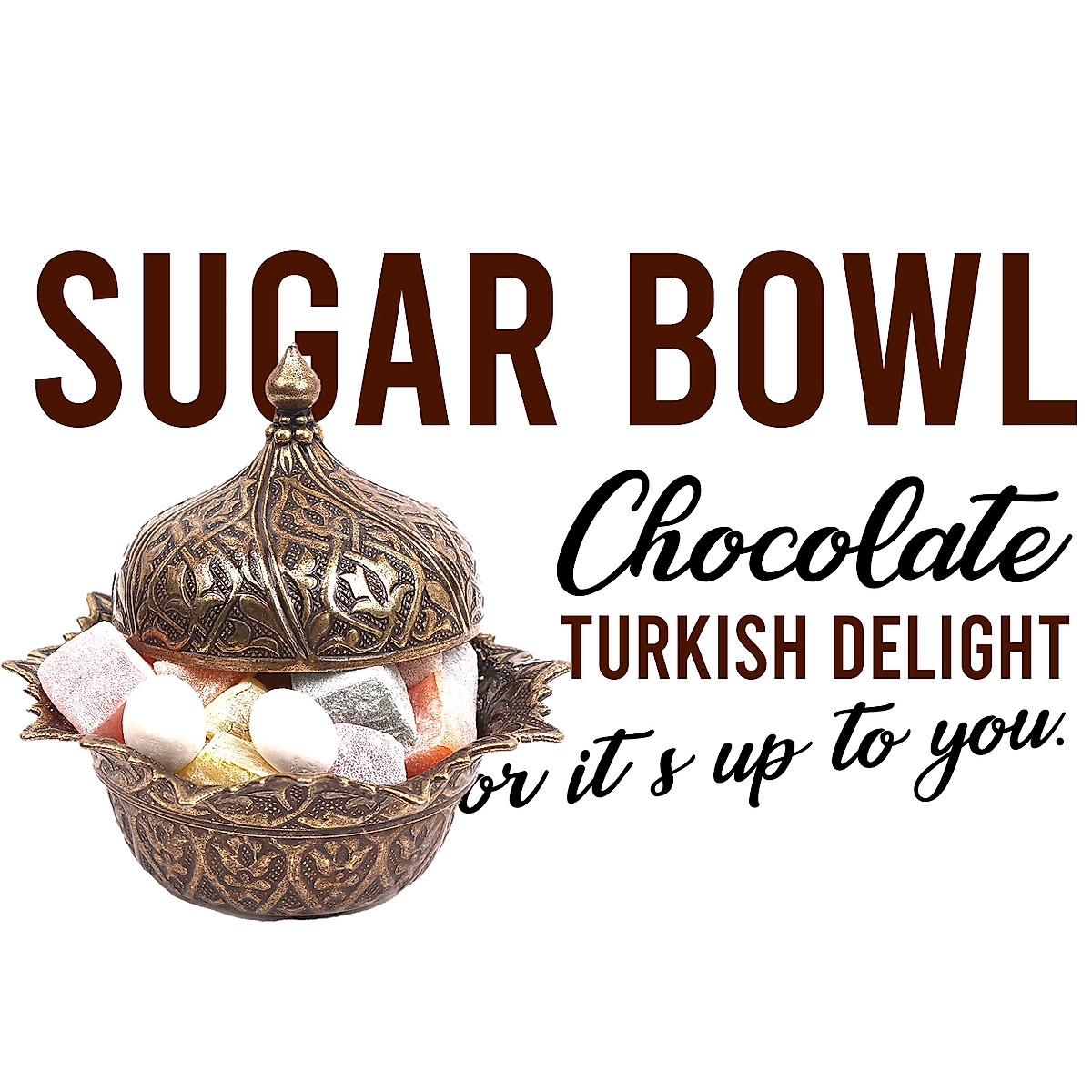 HeraCraft Antique Bronzed Color Turkish Coffee Serving Full Set - with Turkish Coffee Multi Serving Tray 6 oz Coffee Pot 2pcs Cups Lids Tray Sugar Bowl Spoons - Best Gift Set