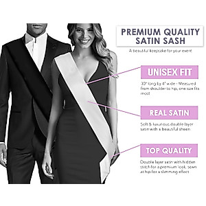 Rainbow Bride Gay Wedding Sash - Premium Bridal Grade Satin Metallic Gold Diamond Bride to Be Sash LGBTIQA+ Pride Lesbian Sash(DiaB2B Gld) RBW