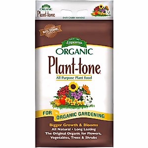Espoma Organic Plant-Tone 5-3-3 Natural & Organic All Purpose Plant Food;18 lb. Bag; The Original Organic Fertilizer for All Flowers, Vegetables, Trees, and Shrubs.