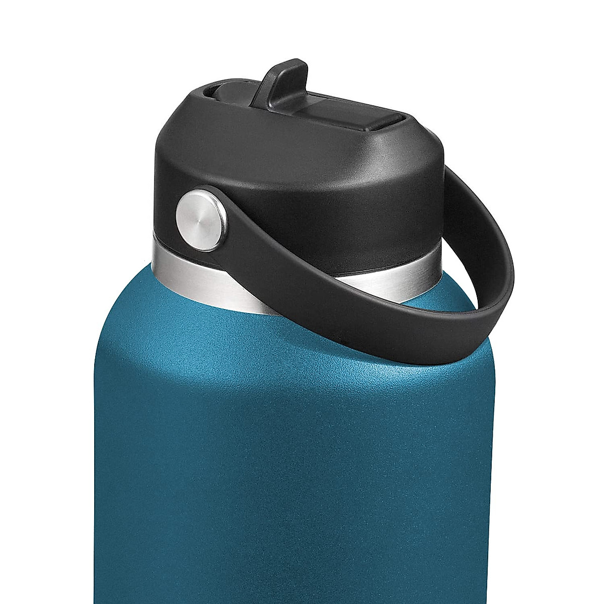 Straw Lid for Yeti Rambler Bottle - 18 26 36 64 oz, Lid with Straws and Flexible Handle for Yeti Straw Lid Replacement, Straw Cap Compatible with Yeti Rambler Bottle Water Bottle Accessories