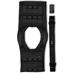 Gymnastics Power - Weighted Vest 6lb, 10lb, 12lb, 25lb, 35lb, 45lb Removable Iron Weights for Men and Women Workout for Calisthenics and Fitness Sport Training (35 LB - Black)