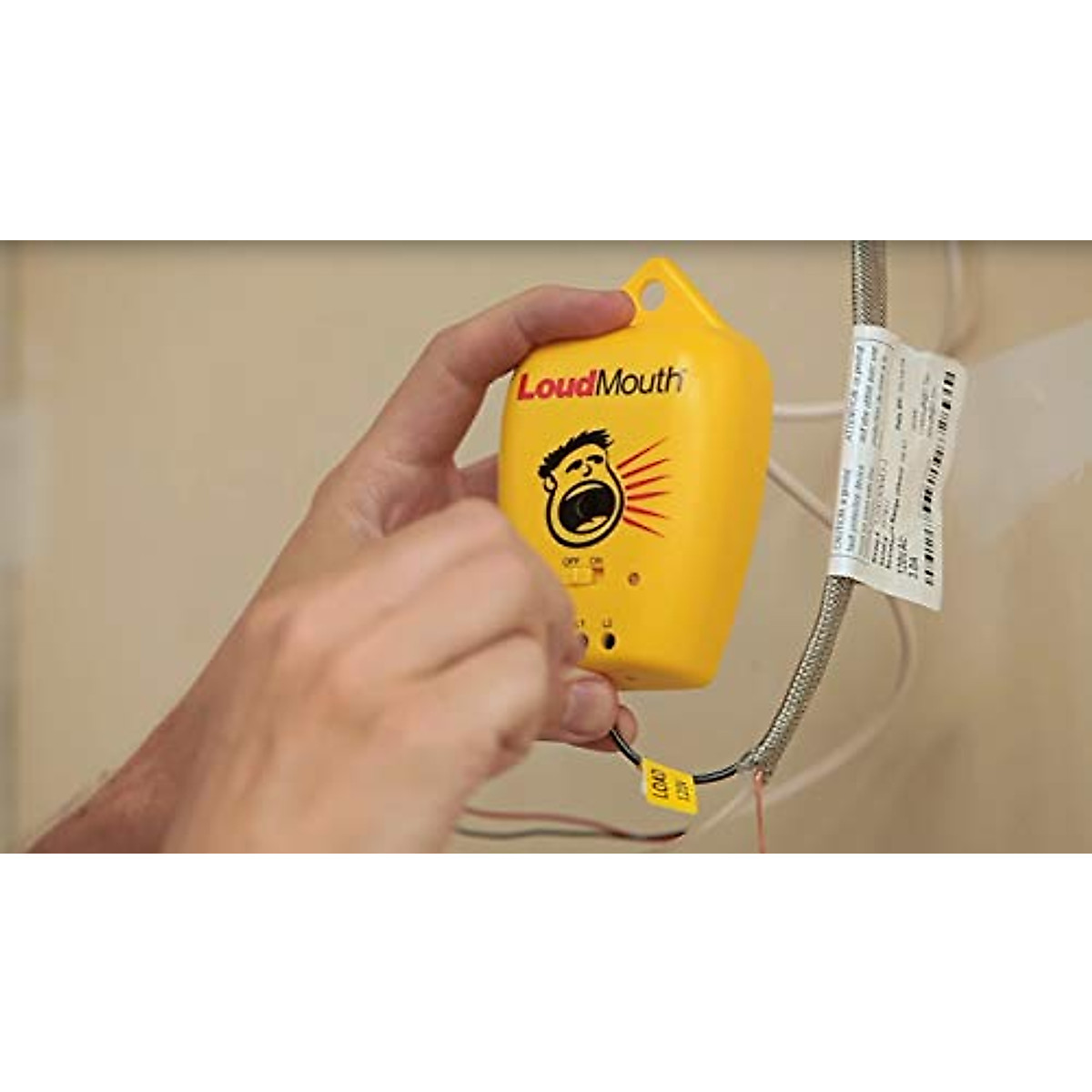 SunTouch 423250ST Loudmouth Fault Monitoring Device for Indoor Electric Heating TapeMats, Yellow