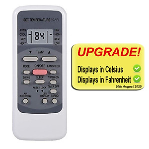 Replacement for Frigidaire Air Conditioner Remote Control Model Number: R51M/CE