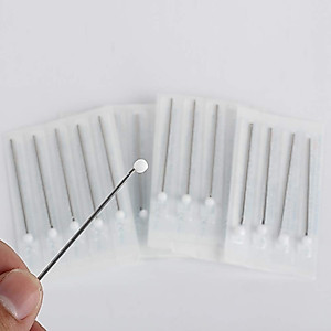 Shuiniba 20G 5 Pieces Body Ear Navel Nose Lip Nipple Piercing Needles