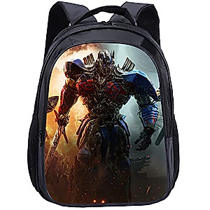 WRIGGY Kid Teen Transformers School Bookbag,Optimus Prime Water Proof Backpack Outdoor Travel Bag