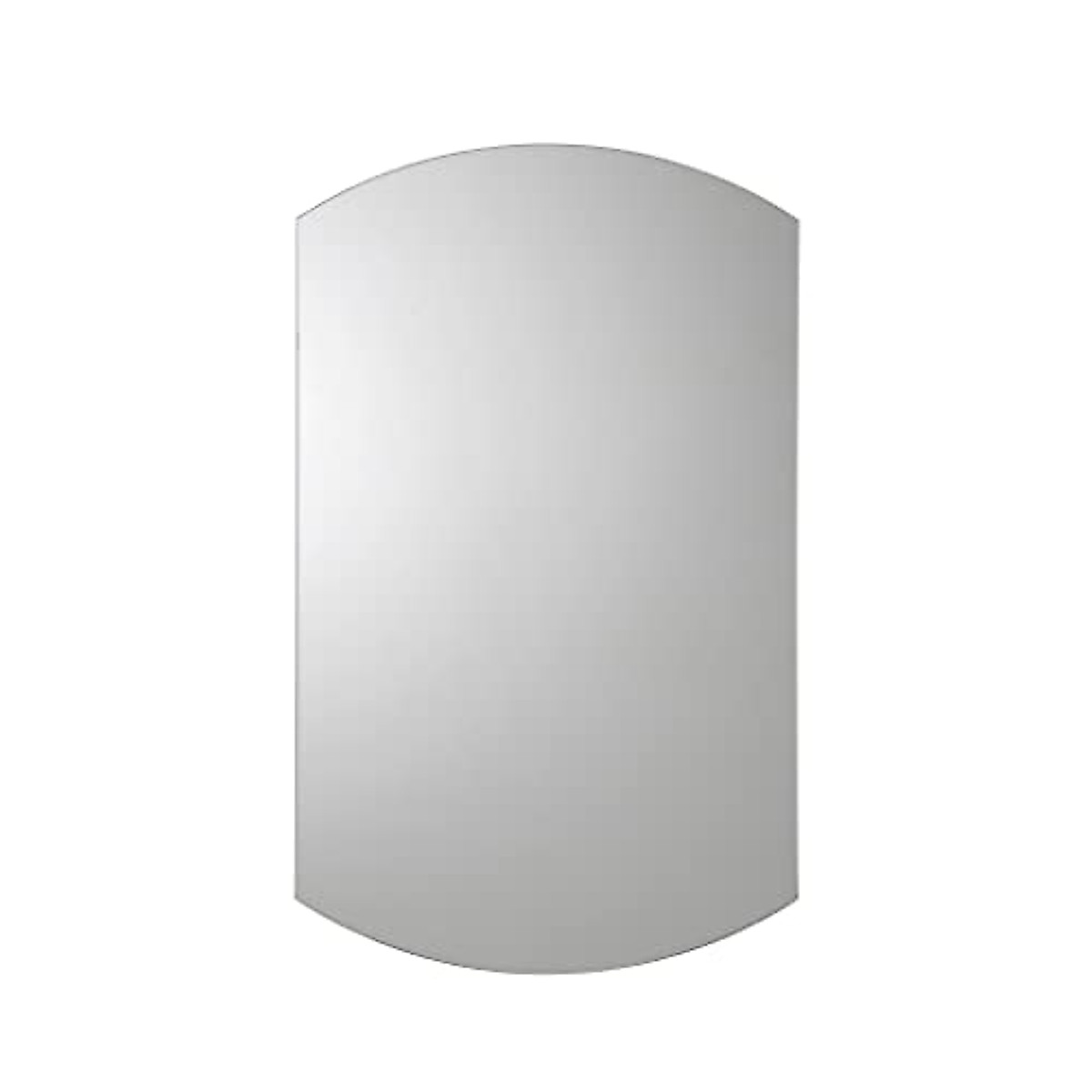 Croydex Sirena, Recessed or Surface Mount, Hang 'n' Lock Easy Installation Medicine Cabinet, 16W x 26H, Aluminum