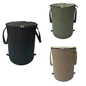 ANTING PRODUCTS Camping Pop up Trash Can, Camping Trash Can Collapsible,Pop up Trash Can with Lid,Collapsible Garbage Can for Camping,Outdoor Travel (Color C)