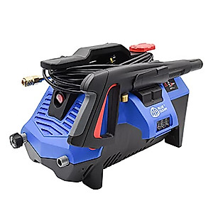 AR Blue Clean BC2N1HSS Electric Pressure Washer-2300 PSI, 1.7 GPM, 13 Amps Quick Connect Accessories, 2 in 1 Detachable Cart, On Board Storage, Portable Pressure Washer, High Pressure, Car, Patio
