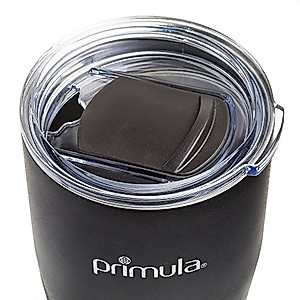 Primula Avalanche Double Walled Vacuum Sealed Stainless Steel Thermal Insulated Tumbler Stays Cold or Hot All Day Long, Reusable Thermos, 1 Count (Pack of 1), Matte Black