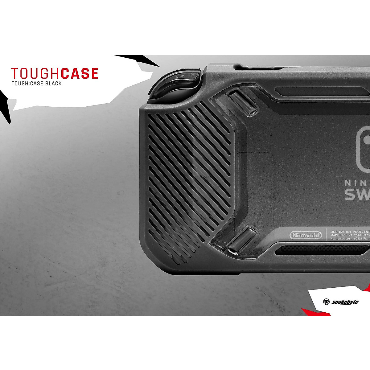 Snakebyte Tough Case - Heavy Duty Vault Rubber Hard Case Cover for Nintendo Switch