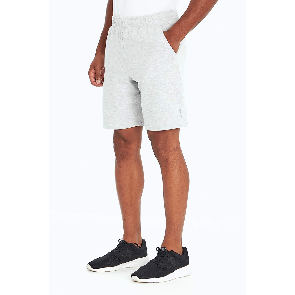 Balance Collection Olympic Pocket Short, Light Heather Grey, Large