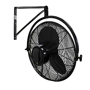 Air King 9020 1/6 HP Industrial Grade Wall Mount Fan, 20-Inch,Black & 9314 14-Inch Industrial Grade High Velocity Multi Mount Fan,Black
