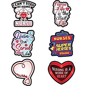 Nurse Stickers - Support Nurses with These Medical Stickers - Show Your Nursing Pride - Cool Stickers for Nurses - Pack of 33